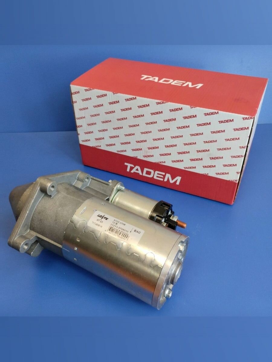 Стартер "КЗАТЭ" для автомобилей ВАЗ 2101-07инж, Нива, Шевроле-Нива редукторный (1,55кВт)