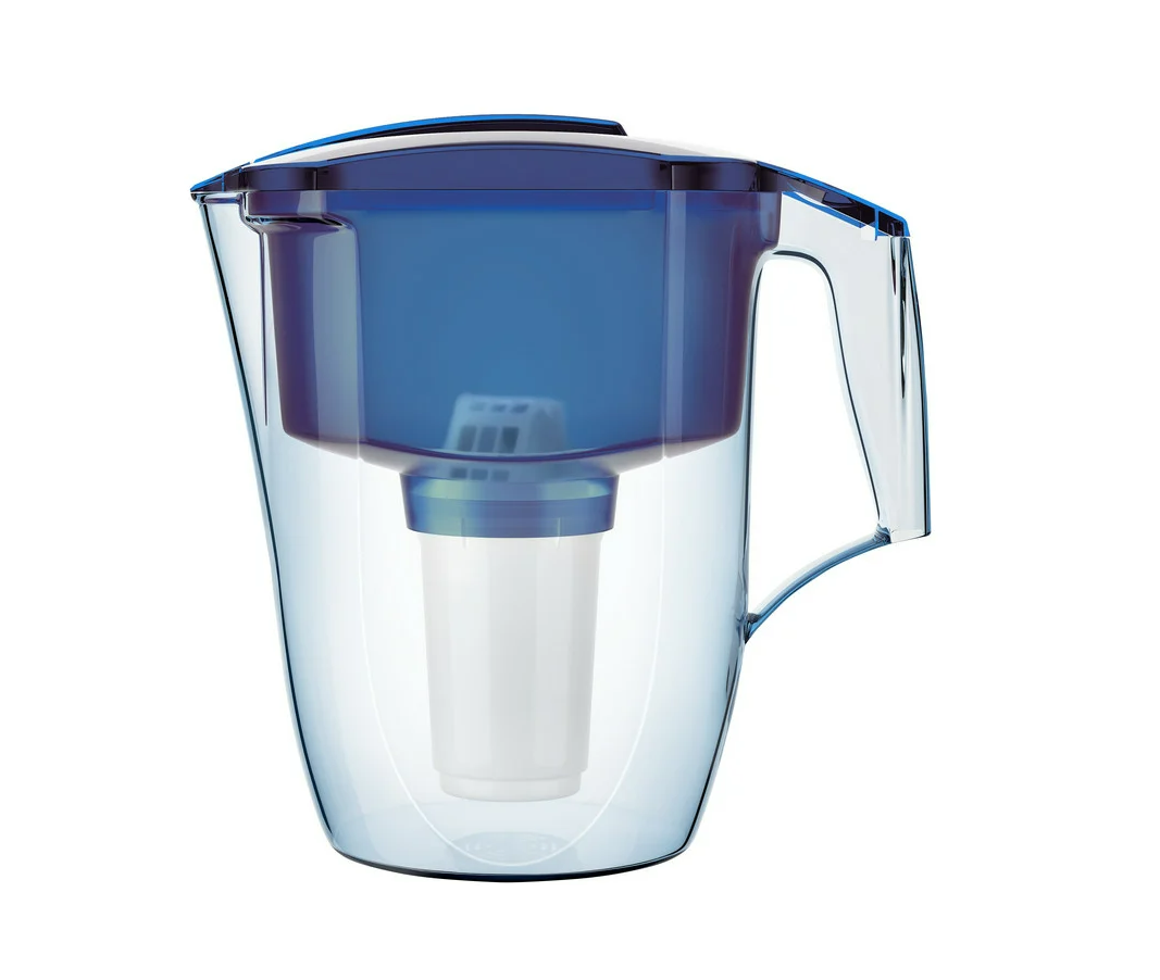 Фильтр-кувшин Аквафор Гарри, синий, для холодной воды, 3.9 л (воронки -1,9 л)