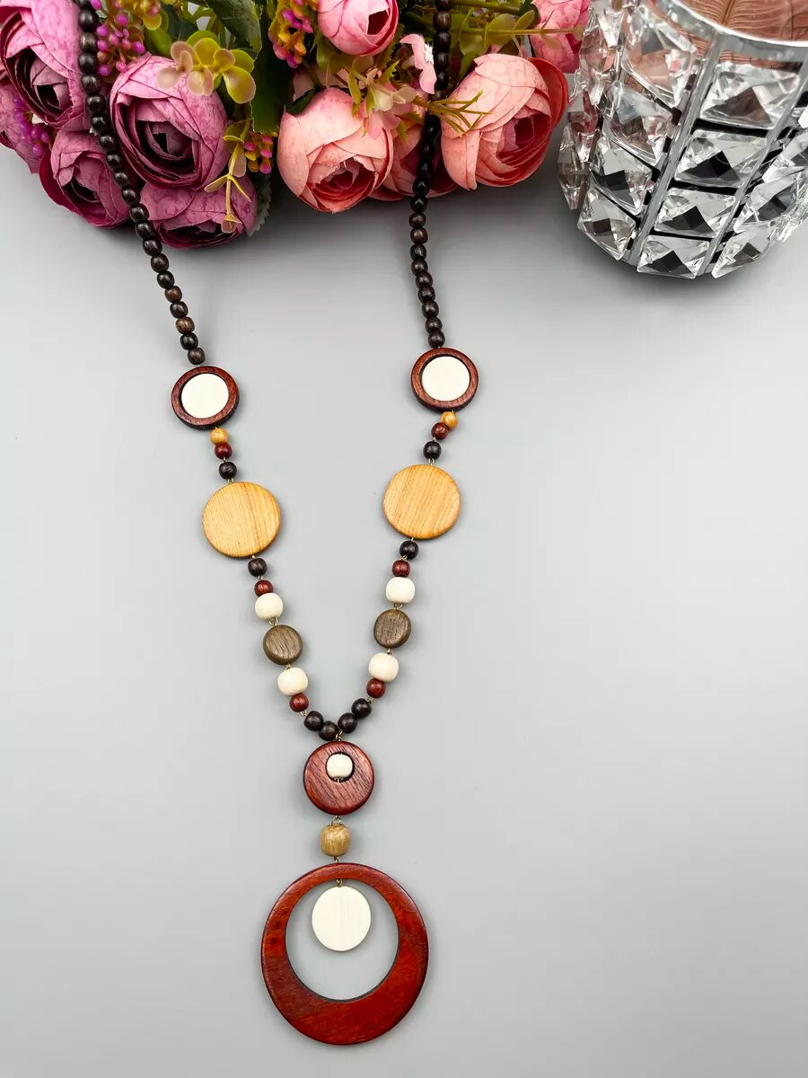 Колье, бисер