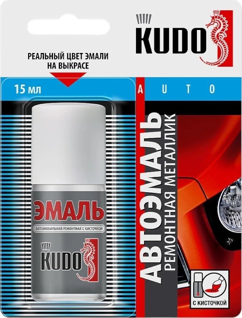 Автоэмаль ремонтная (кисть) KUDO золотой лист 331 (металлик) ku 70331 12