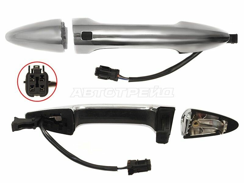 . SAT Ручка двери KIA RIO 2010гв-2017гв Правая передняя SMART KEY