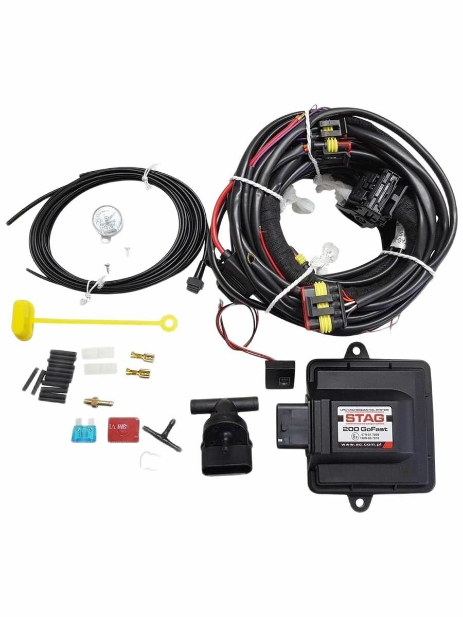 Комплект электроники ГБО STAG 200 Go Fast (оригинал)