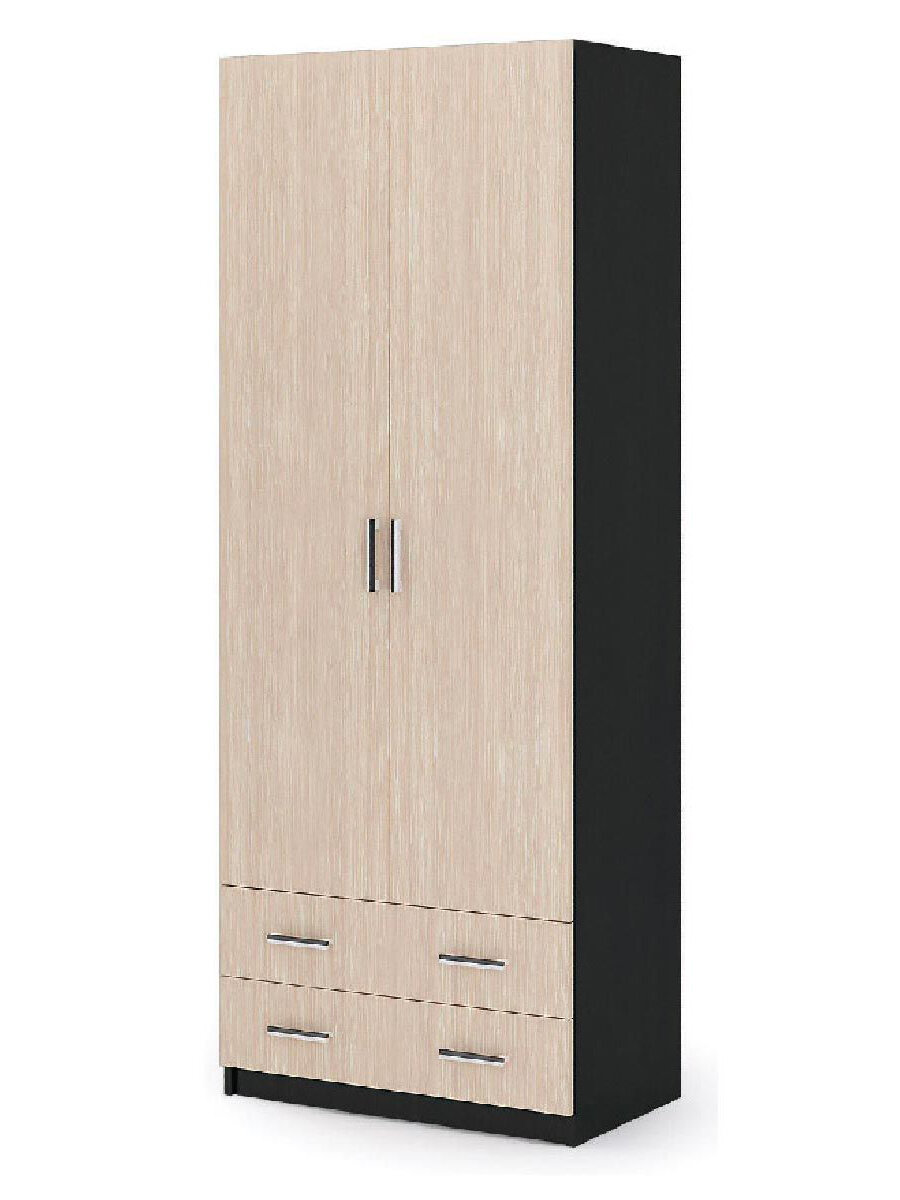 Шкаф Стендмебель Гармония ШК 603 М дуб белфорт / дуб венге, 2200x500x800