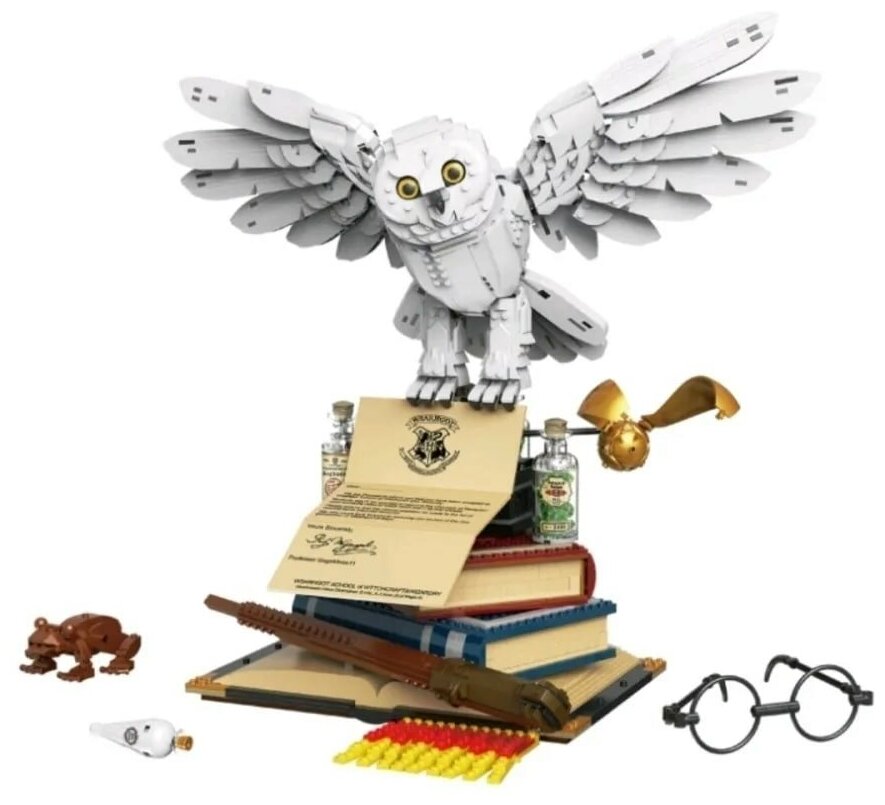 Конструктор Гарри Поттер Harry Potter Символы Хогвартса: коллекционное издание 3018 деталей