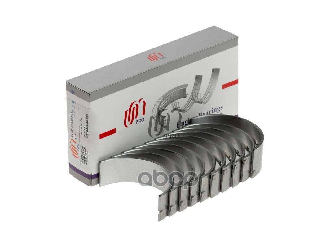 Вкладыши коренные STD Nissan QR20DE/QR25DE (12207-6N210) UM United Motors арт. MBS0049-05-000