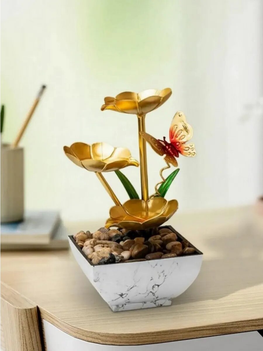 Фонтан декоративный настольный комнатный