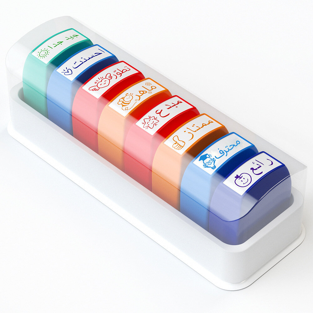 Набор "Веселый комментарий учителя", для трансграничных продаж, 8 цветов