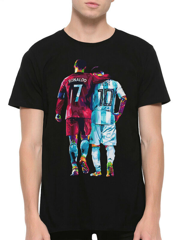 Футболка Легенды Футбола - Месси и Криштиану Роналду / Спорт / Мужская