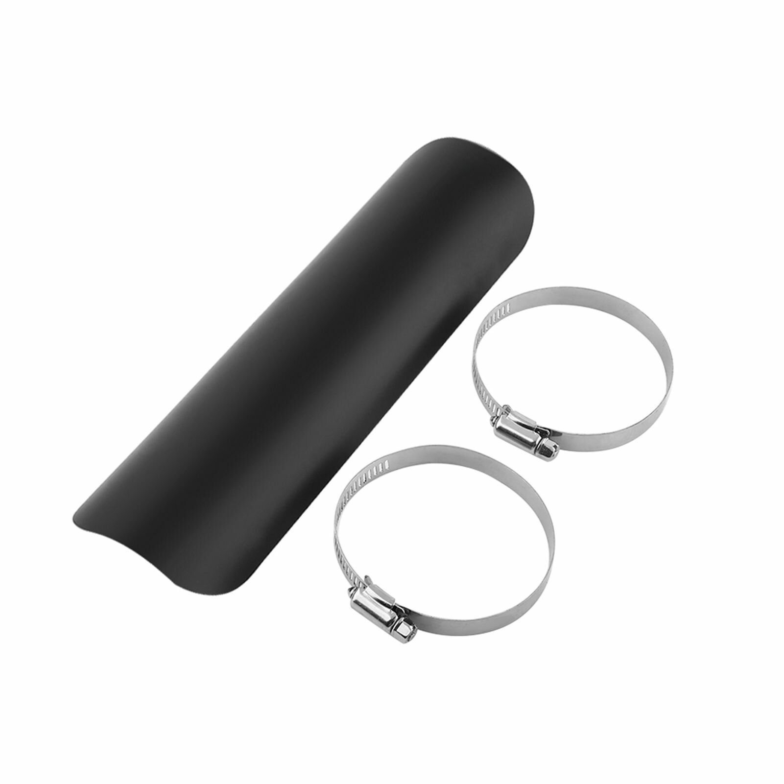 Теплозащитный экран глушителя (гладкий), черный