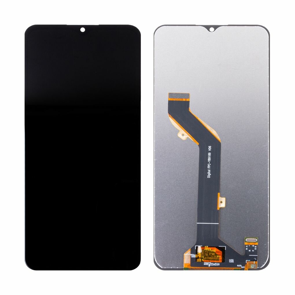 Дисплей для TCL 408 с тачскрином Черный - Оптима