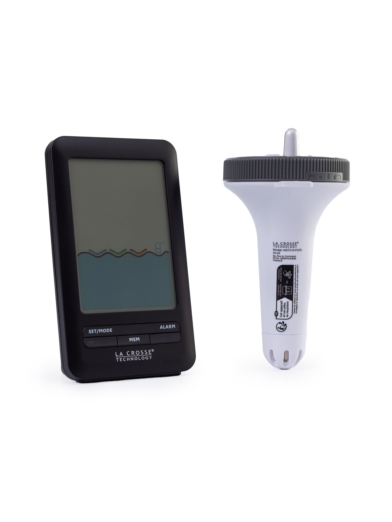 Термометр LaCrosse WS6268 датчиком температуры воды в бассейне