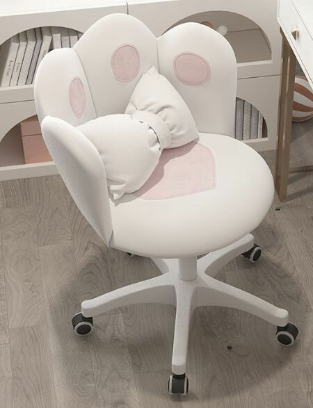 Офисный стул, ABS пластик, белый