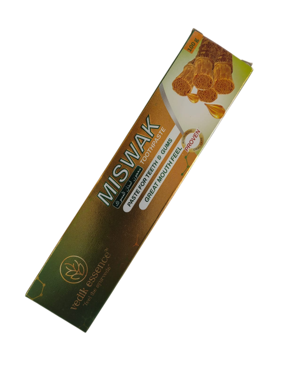 MISWAK Toothpaste, Vedik Essence (мисвак зубная паста, Ведик Эссенс), 100 г.