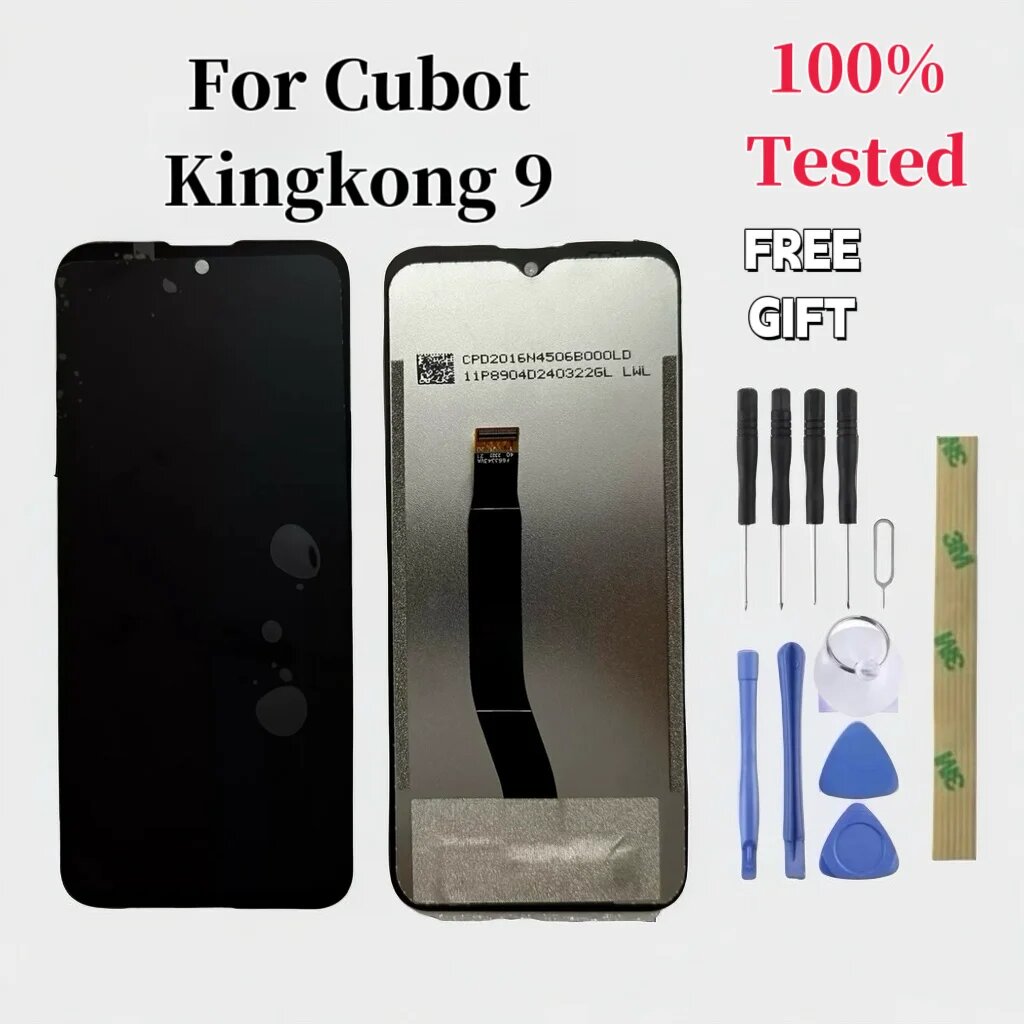 Новый оригинальный сенсорный экран для Cubot King Kong 9, ЖК-дисплей, запасные части, инструмент для разборки