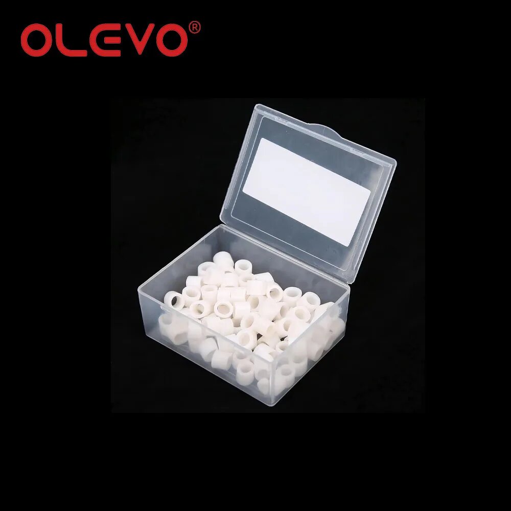 Кодовые кольца стоматологические Olevo, белые, 100 шт.