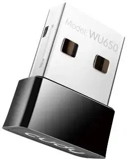 Сетевой адаптер Wi-Fi Cudy WU650 AC650 USB 2.0 (ант. внутр.) 1ант.