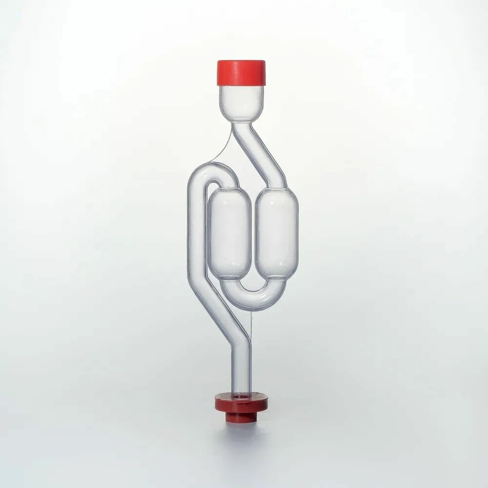 Гидрозатвор, двухкамерный, для домашнего приготовления пива, вина