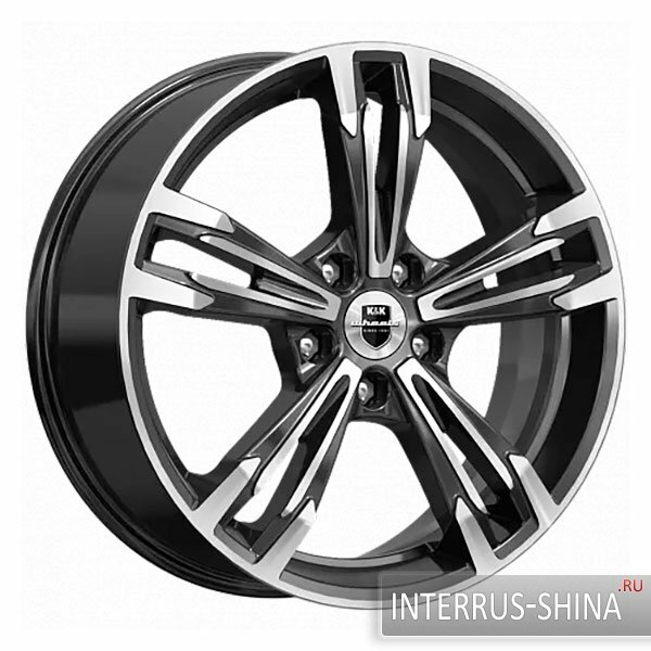 Колесный диск K&K Karrera Light 7x18 5x112 ET43 D57.1 Алмаз черный