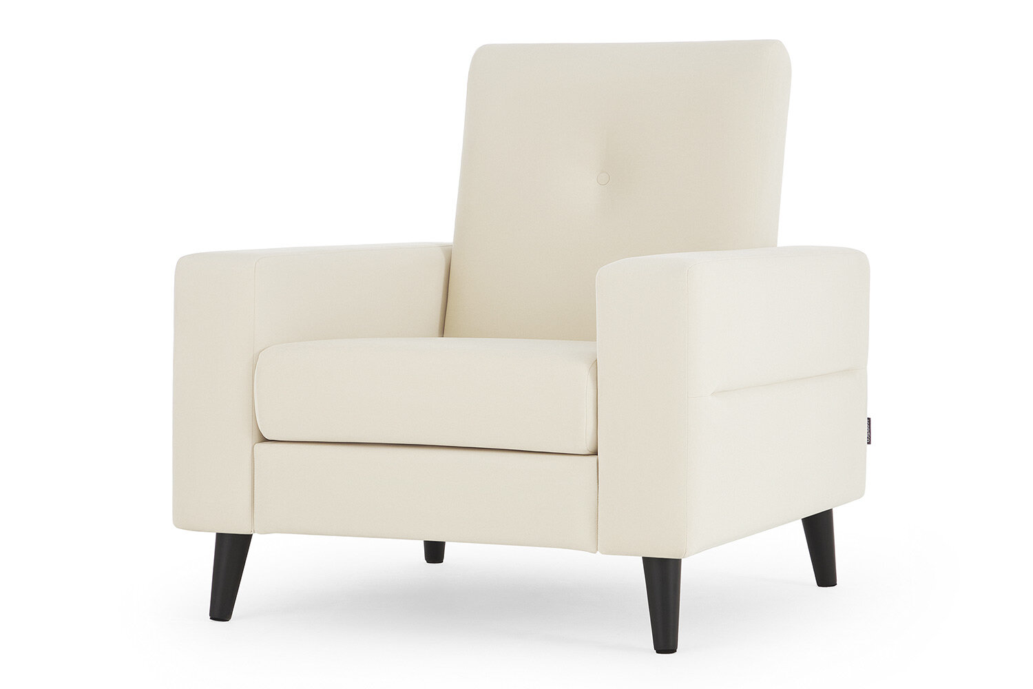 Кресло для отдыха SCANDICA Коллинс 86х93х86 см, обивка велюр, цвет белый