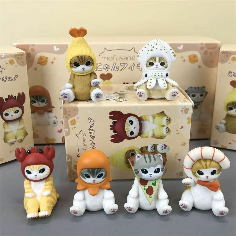 Набор игрушек "Шесть кукол для котенка", для котят, силикон, , 20см