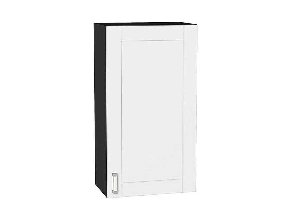 VVT Шкаф верхний с 1-ой дверцей Лофт Graphite, White Silk, 920, 500 В*Ш*Г 920*500*320, фасад МДФ White Silk, корпус Graphite White Silk