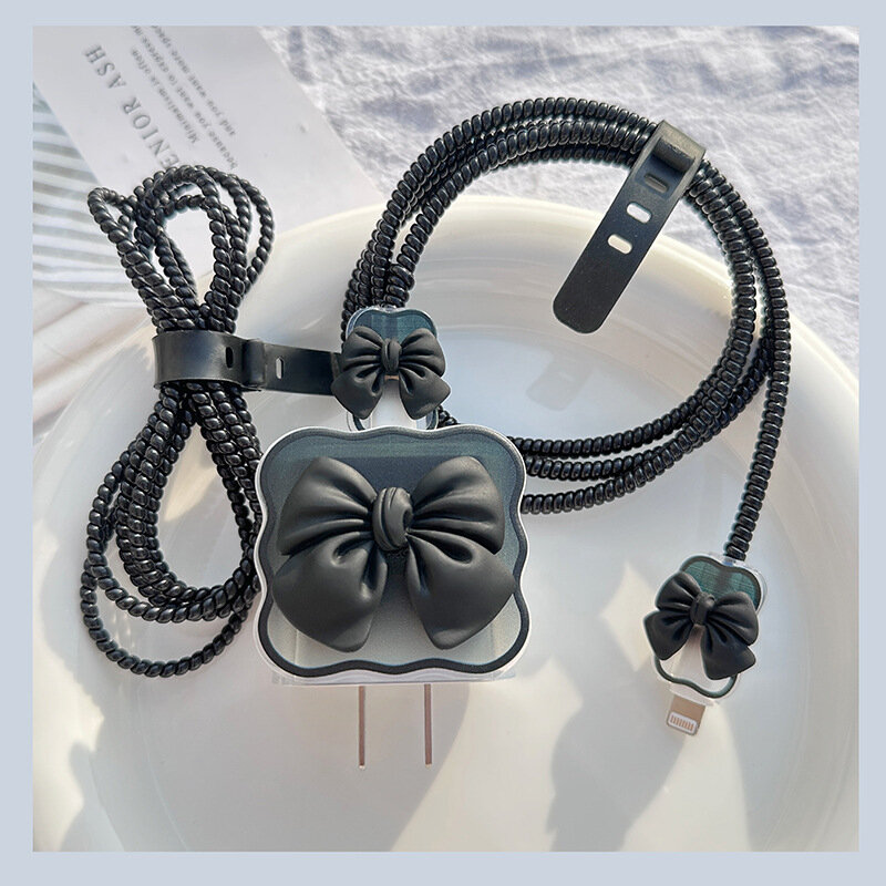 Защитный чехол для зарядного устройства, для Apple 20W/18W, для iPad 15 Pro, градиентный черный