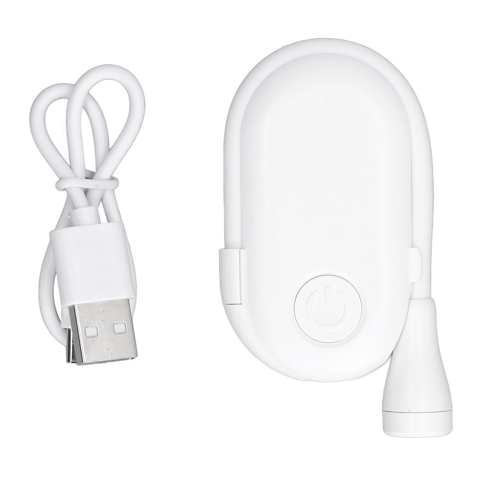 Подсветка для чтения книг, перезаряжаемая через USB, 3 уровня цвета, регулируемая яркость, гибкий зажим для крепления, ночник для чтения книг, белый цвет.