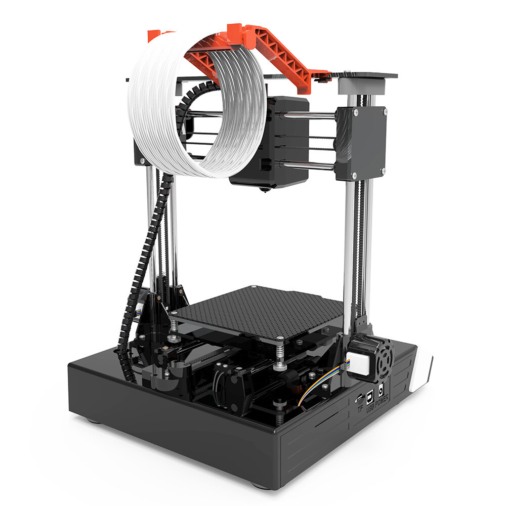 EasyThreed K6 3D принтер FDM настольный печатный станок 100x100x100 мм/4x4x4 дюйма размер печати съемная платформа с 2.4