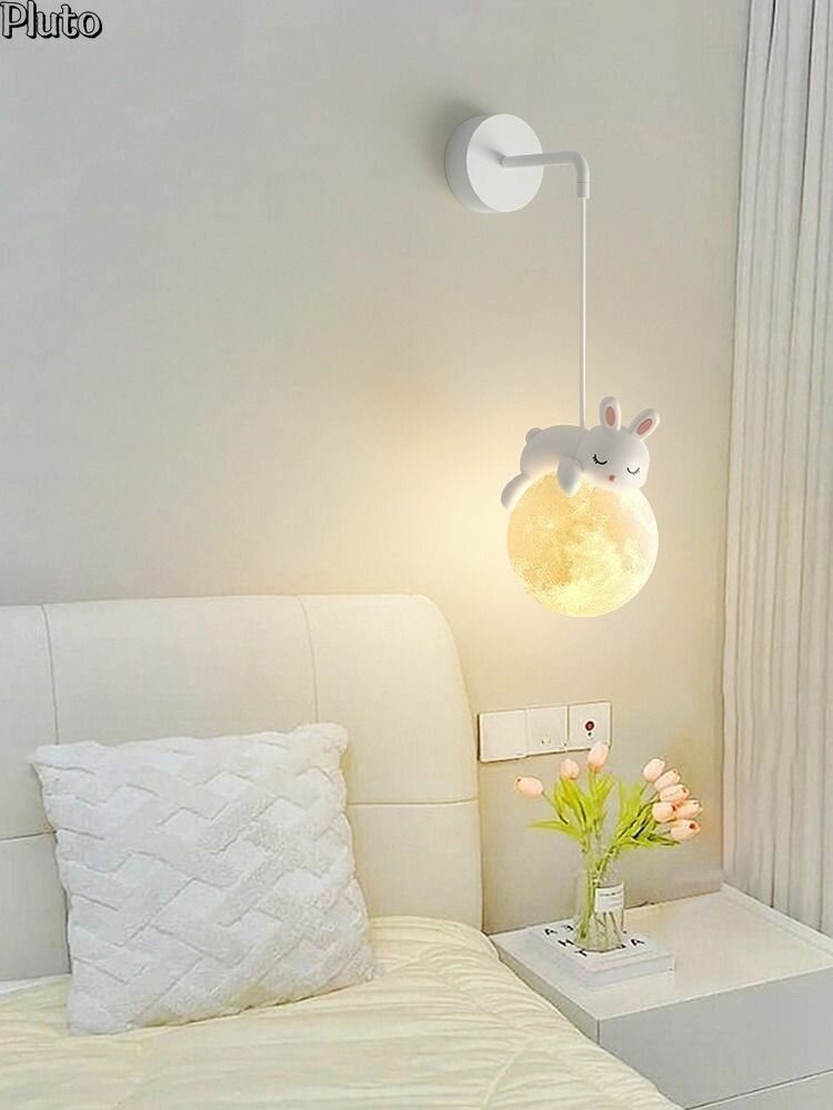 Милая лунная бра с животными