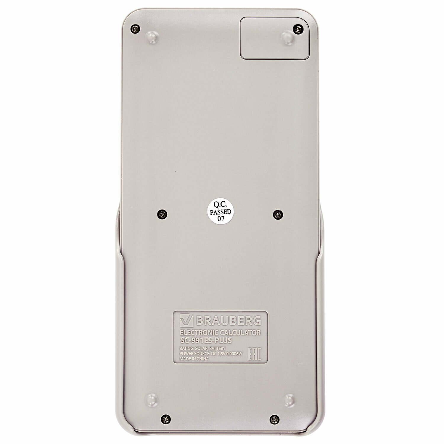 Калькулятор инженерный BRAUBERG SC-991ES-PLUS-GY (164х80 мм), 552 функции, 10+2 разряда, серый, 272652