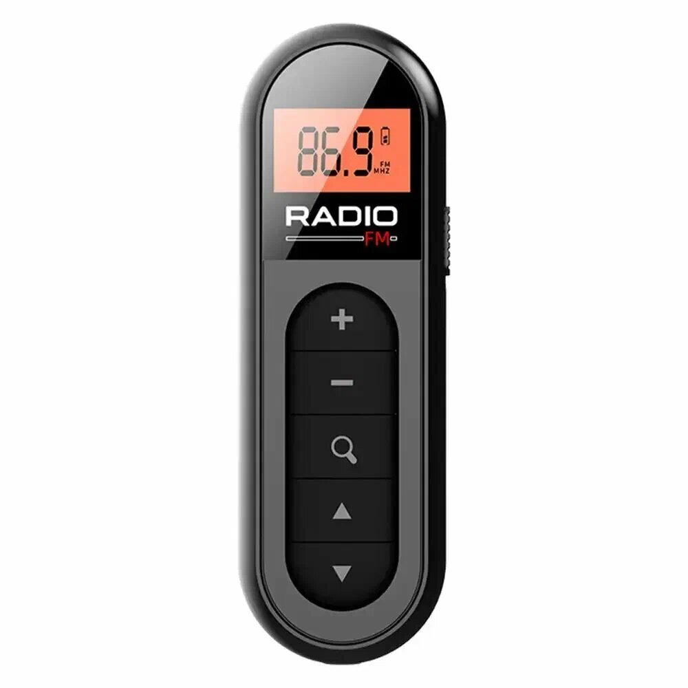 Мини карманное FM радио 76-108 МГц, Black