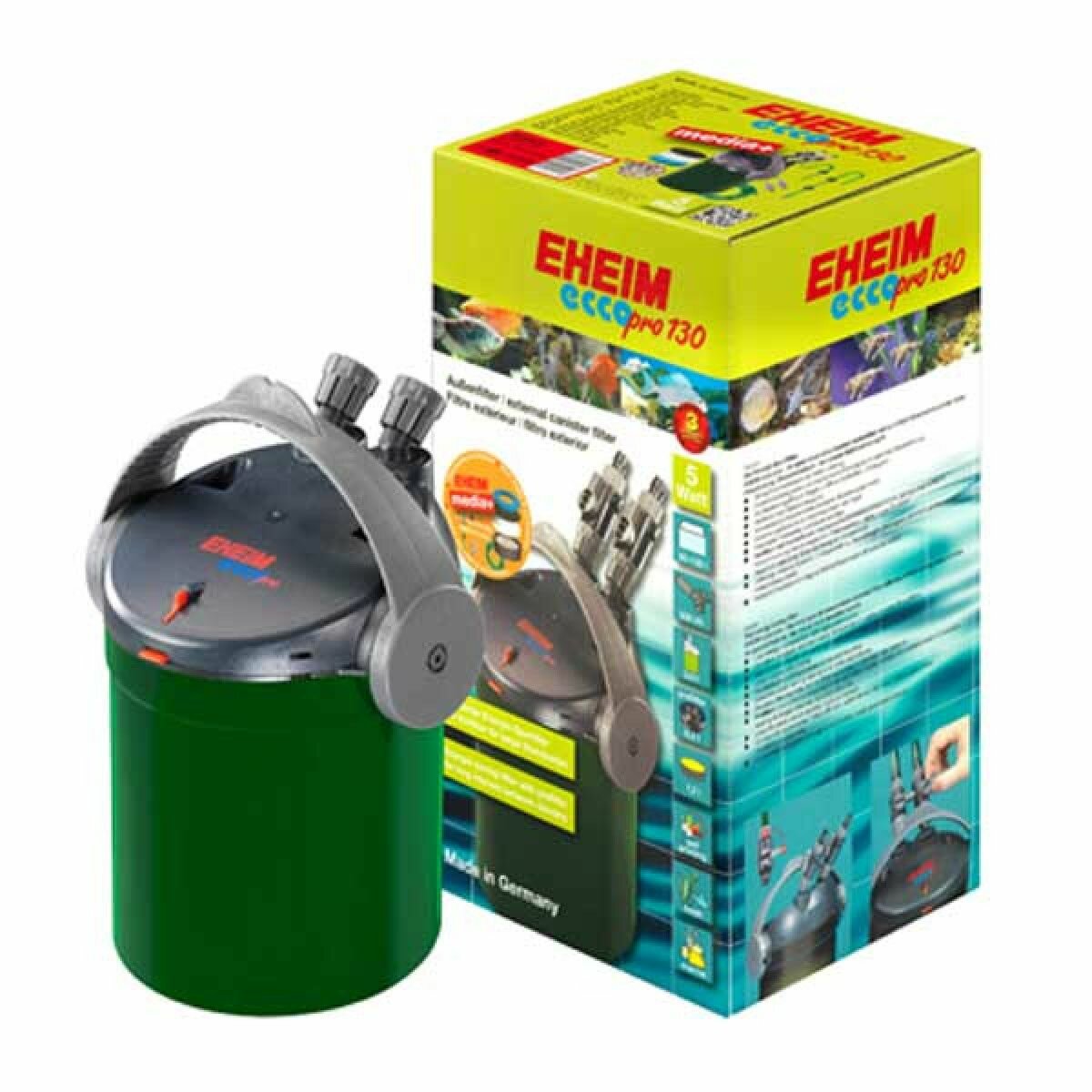Фильтр внешний Eheim Eccopro 130 для аквариумов 50-130 л, 500 л/ч
