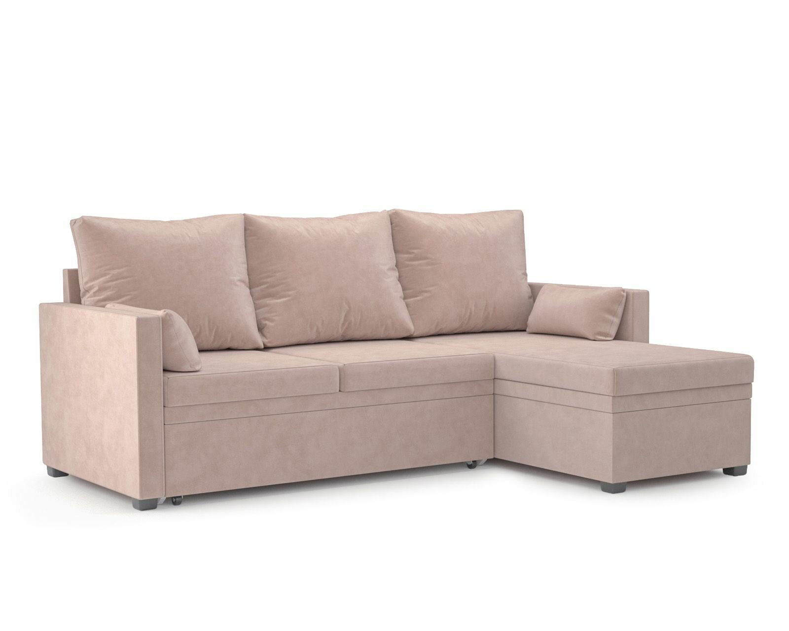 Диван угловой Mebel-ars Париж Кордрой бежевый Размеры: Высота 750мм Глубина 1580мм Ширина 2200мм