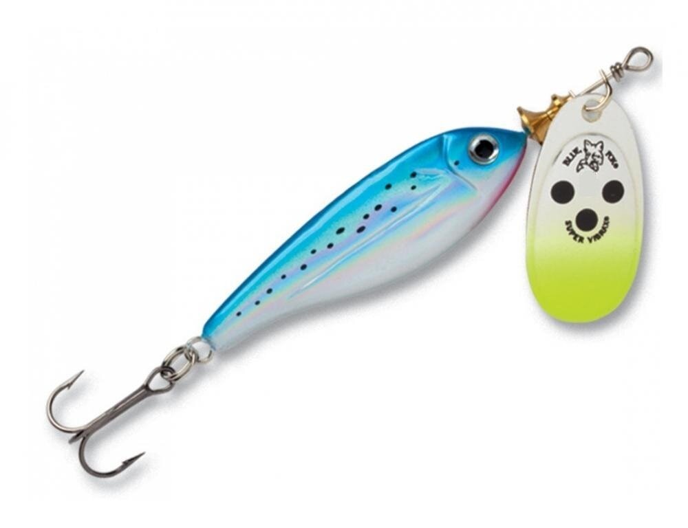 Блесна вращающаяся BLUE FOX Minnow Super Vibrax 2 /SB / 9гр. ++