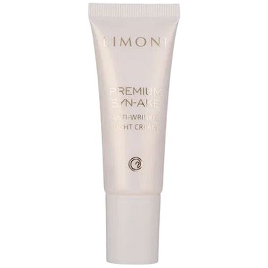 Антивозрастной легкий крем для лица Limoni Premium Syn-Ake Anti-Wrinkle Cream Light со змеимным ядом, 25 мл