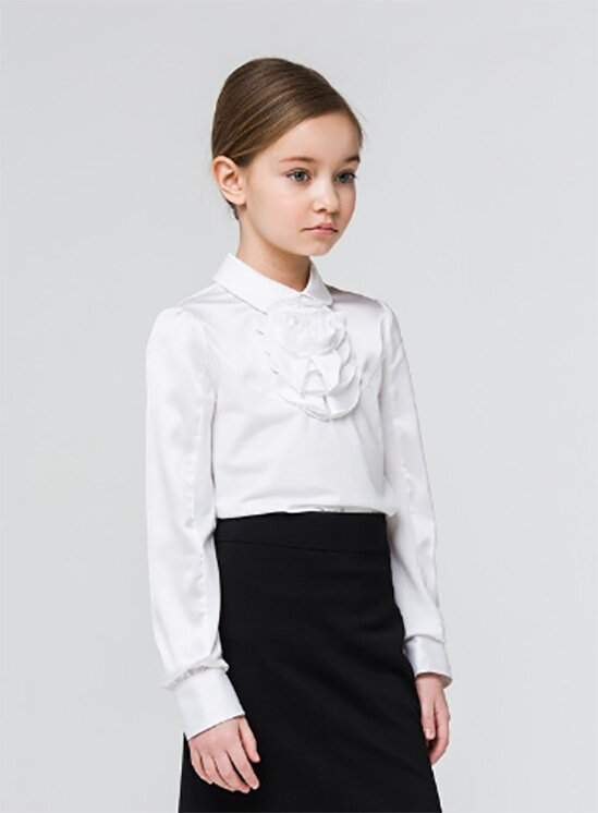 Школьная блуза трикотажная