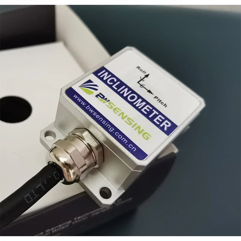 BW-VG57 Датчик угла динамического наклона Точность 3/0,3 Разрешение 0,01 Шаг 90 Рулон 180 Инклинометр RS232 RS485 TTL Modbus 5 В-12 В RS485 with Modbus