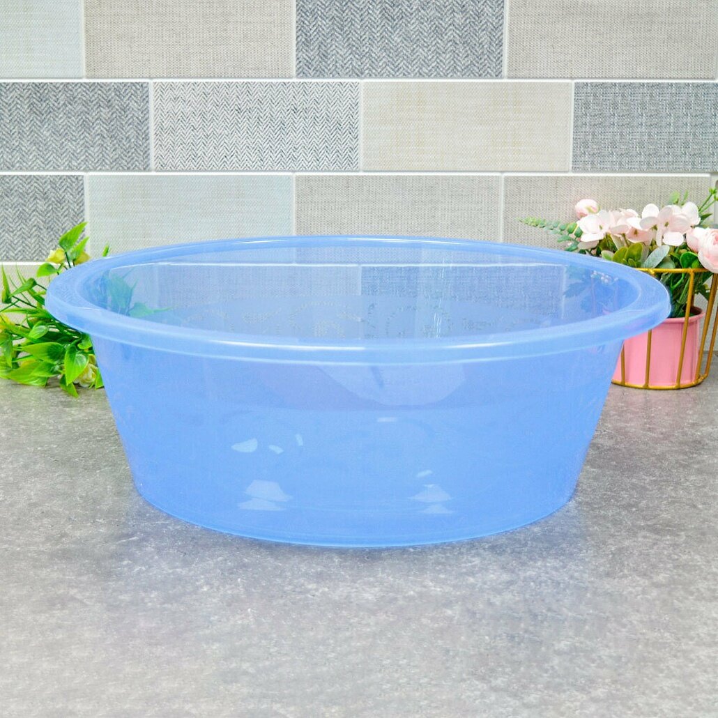 Таз 10л круглый, ассорти, из полипропилена, Россия, практичный и долговечный