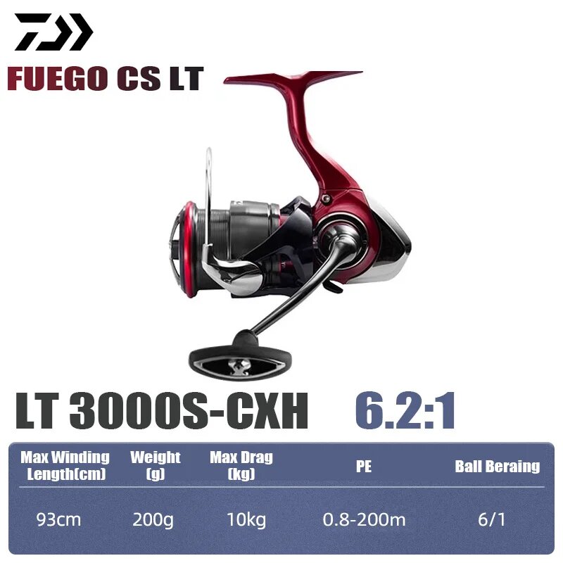 Daiwa Fuego CS LT Спиннинговая катушка LT 3000S-CXH