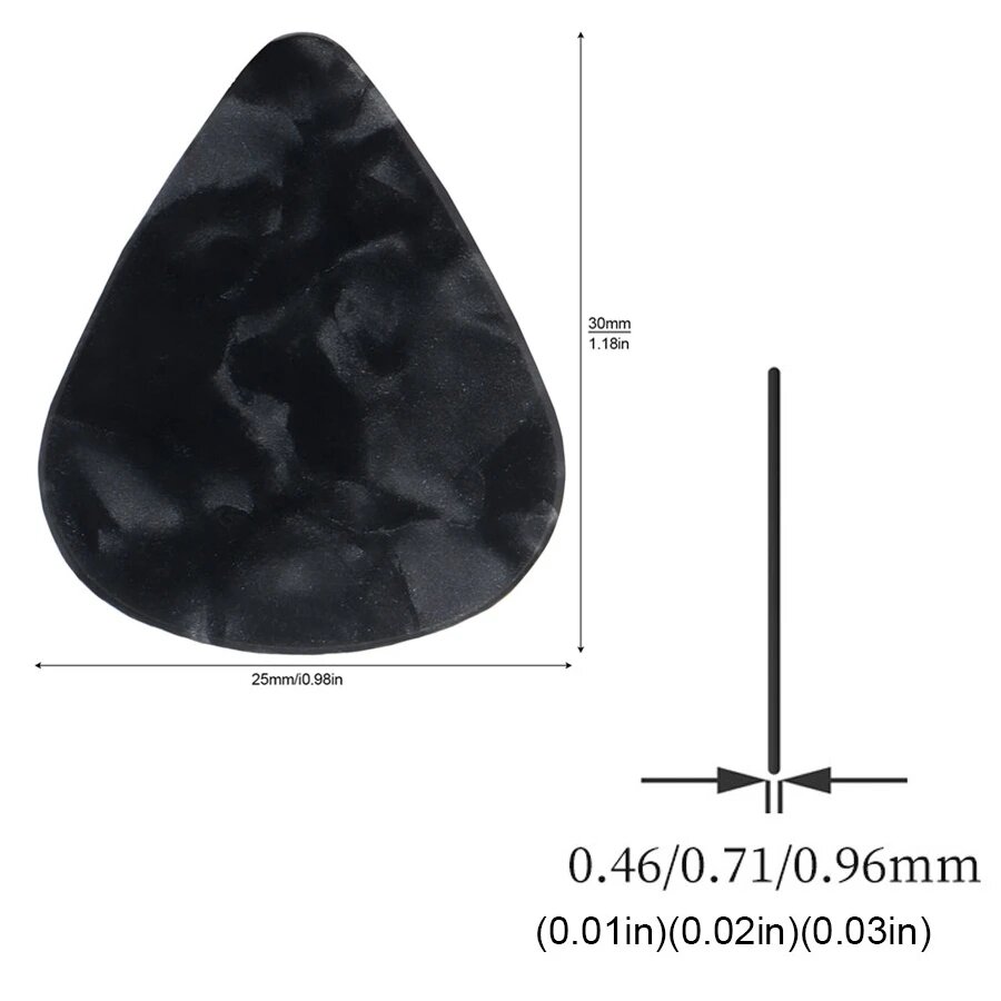 Медиатор гитарный целлулоидный 0.96mm