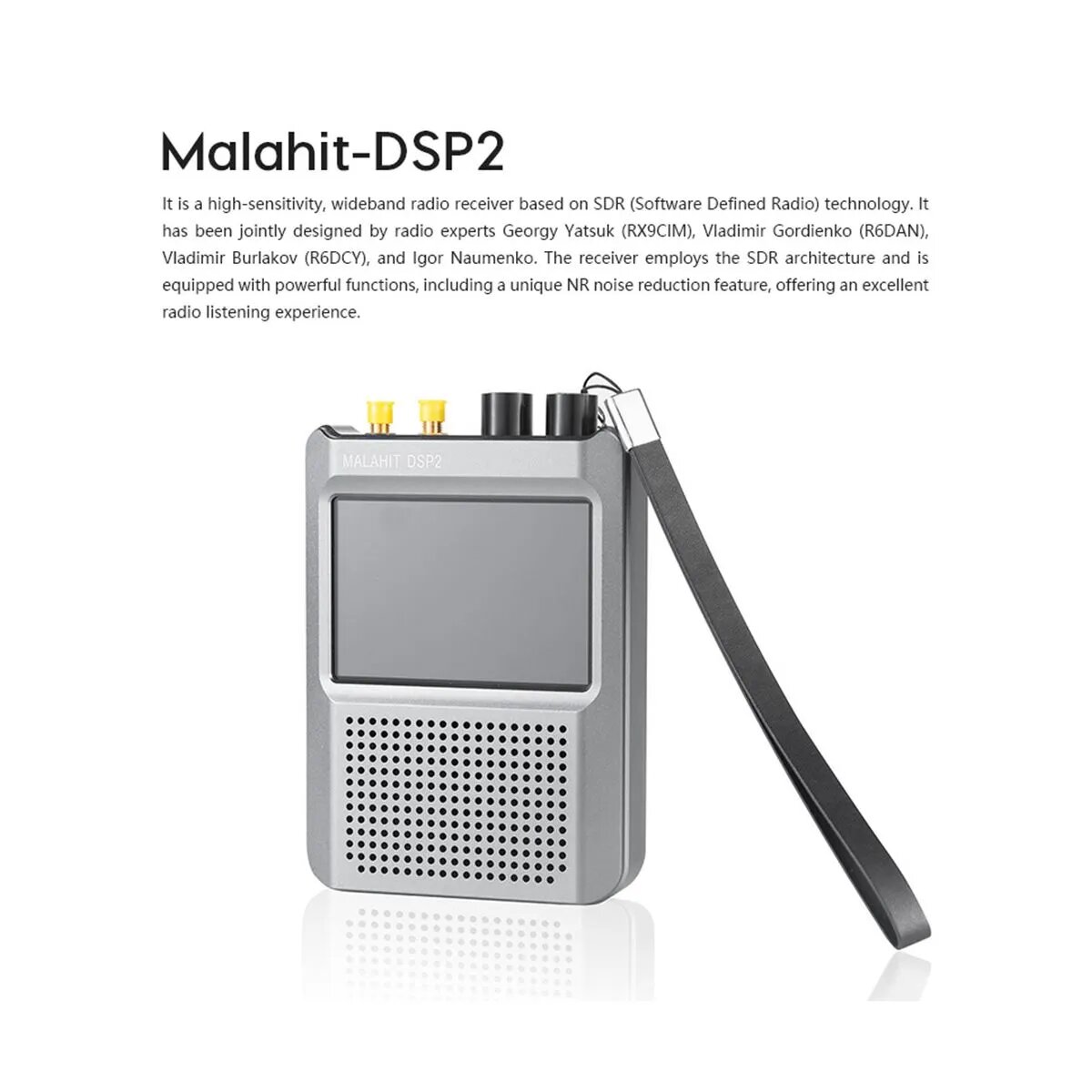 Malahit Dsp2 SDR Радио 3,5-дюймовый сенсорный экран V2.30 Радиоприемник SDR10Khz-380Mhz 404Mhz-2Ghz