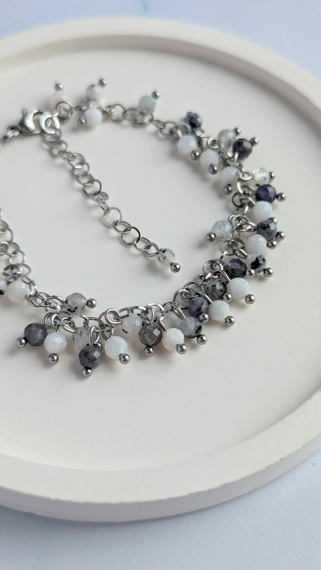 Браслет, лунный камень