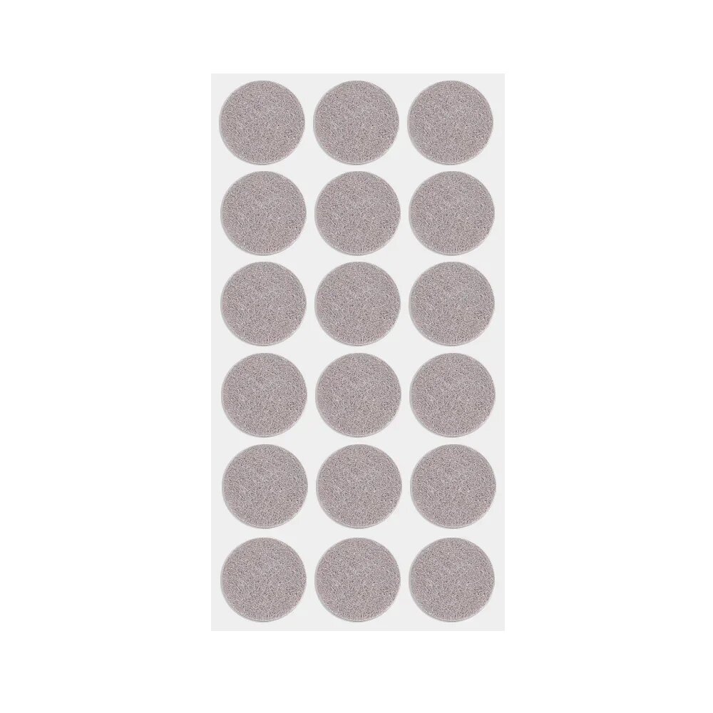 Фетровые накладки для мебели 18/180 шт. 36pcs(2 Sheet), Grey Round