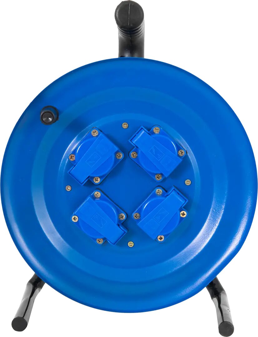 Катушка металлическая D300 4Р IP44