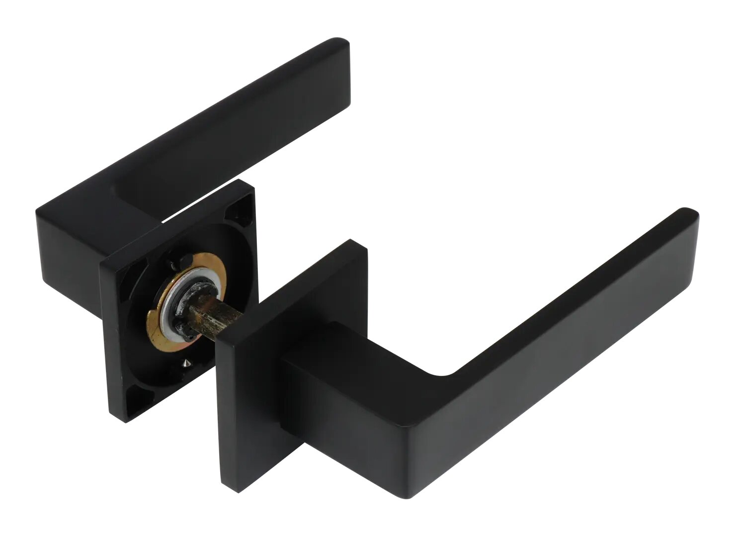 Дверные ручки Edson EDS-129B-Q2, цвет черный