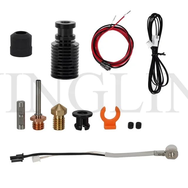 E3D V6 Hotend 24 В 50 Вт Керамическая печатающая головка с нагревательным сердечником для Voron 2.4 Prusa DDB Экструдер Ender 3 CR10 MK3S J-образная головка