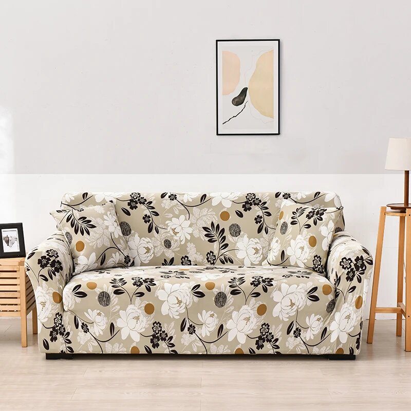 Чехол для дивана Coolazy, эластичный, в клетку