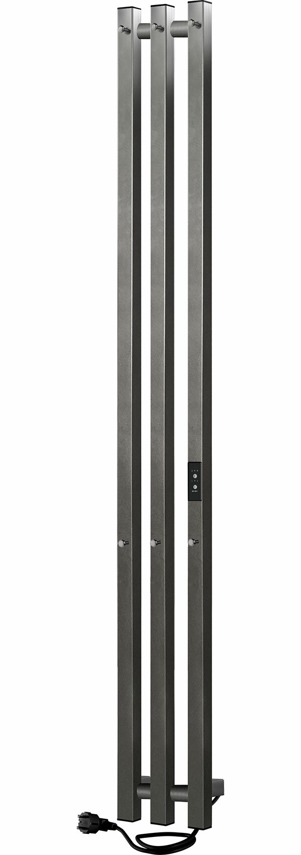 Электрический полотенцесушитель Indigo Style 3 PRO, без полки, Graphite Metallic (LSPRE120-13GFMRt)