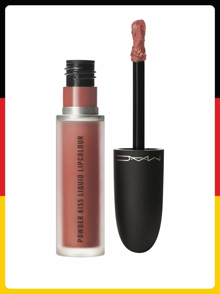 Губная помада M.A.C. Powder Kiss Liquid Lipcolour Over The Taupe