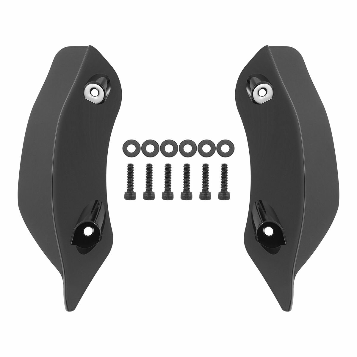 Черный ветровой дефлектор MyPads для мотоцикла FLTRX